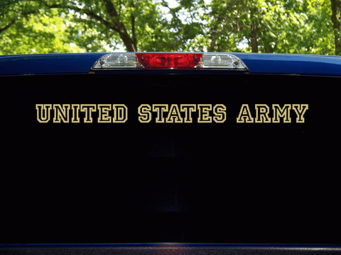 Army Vinyl Decals