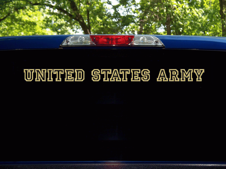 Army Vinyl Decals